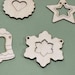 Unfinished Wood Cookies for Garland, Ornaments or Wreaths - Etsy