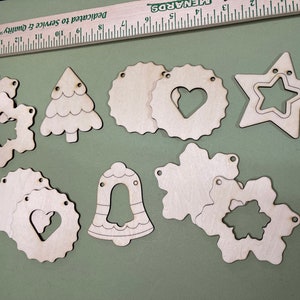 Unfinished Wood Cookies for Garland, Ornaments or Wreaths - Etsy