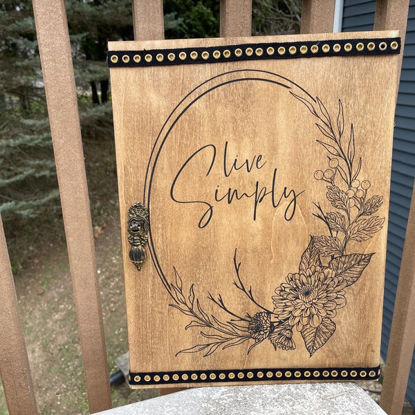 Live Simply Wall Sign - Etsy