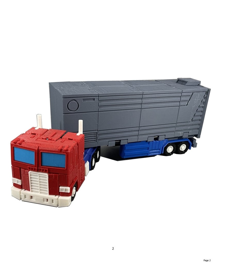 STL File of Optimus Prime - Etsy