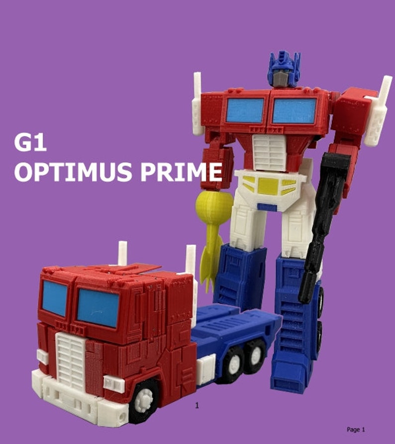 STL File of Optimus Prime - Etsy