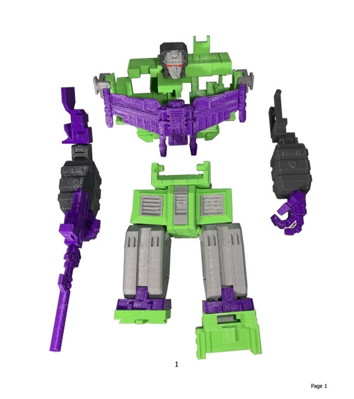 STL File of G1 Devastator - Etsy Canada