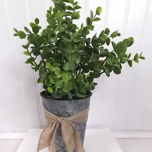 Tabletop Farmhouse Eucalyptus|farmhouse Floral|eucalyptus Arrangemnet ...