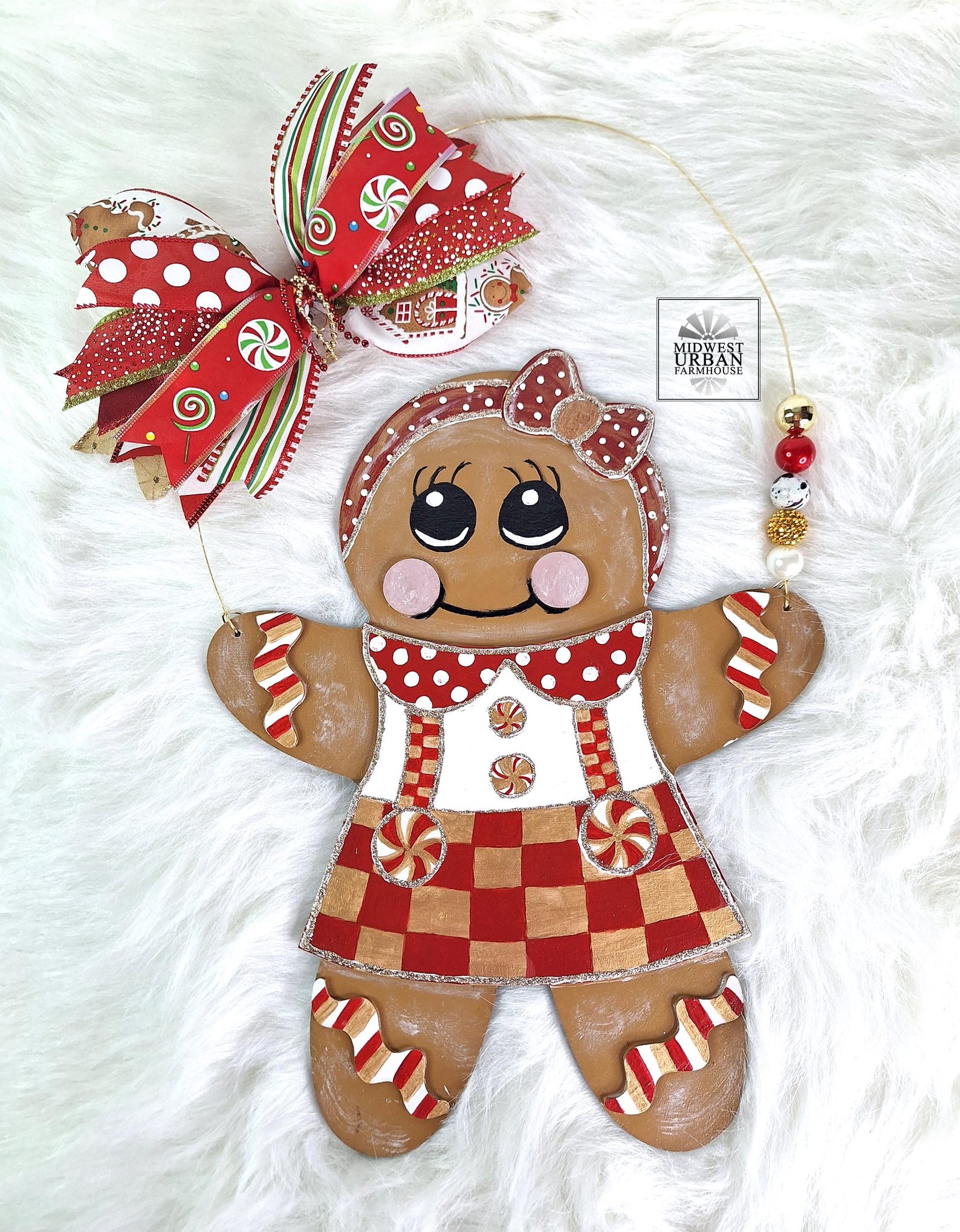 Gingerbread Door Decor|gingerbread Girl Door Hanger|candyland Door ...