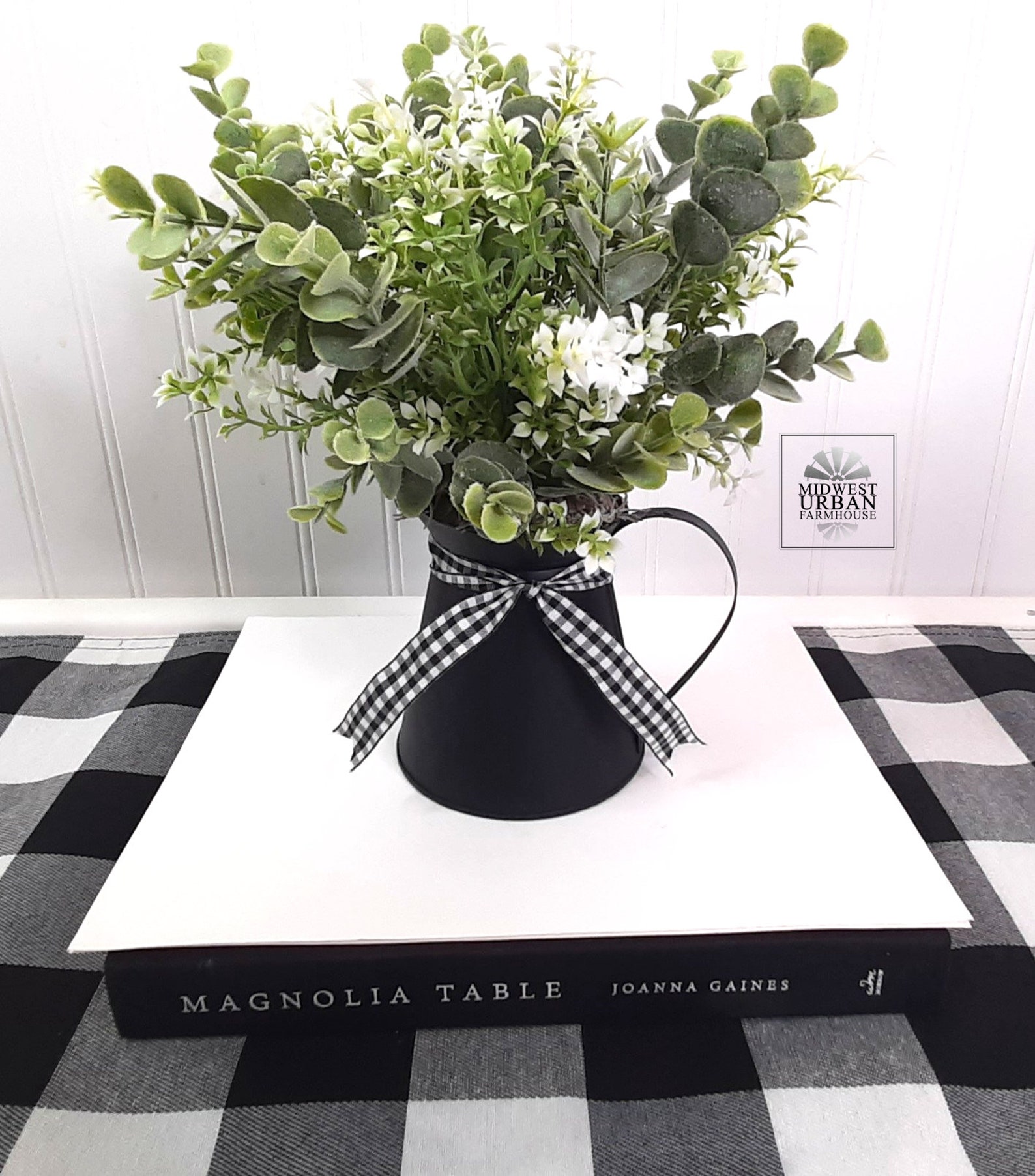 Farmhouse Water Pitcherfarmhouse Floralfarmhouse - Etsy