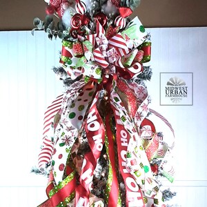 Whimsical Christmas Tree Topper|gnomes Tree Topper|candyland Tree ...