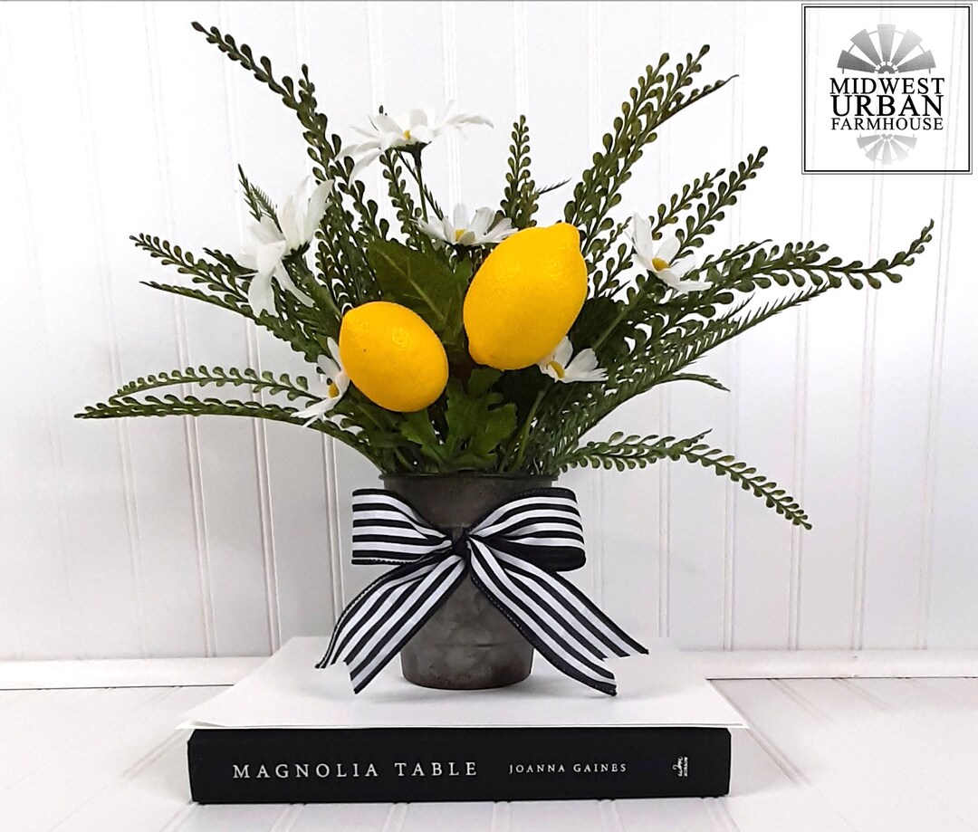 Lemon Wall Hanger/summer Lemon Decor/lemon Wall Decor/everyday Summer ...