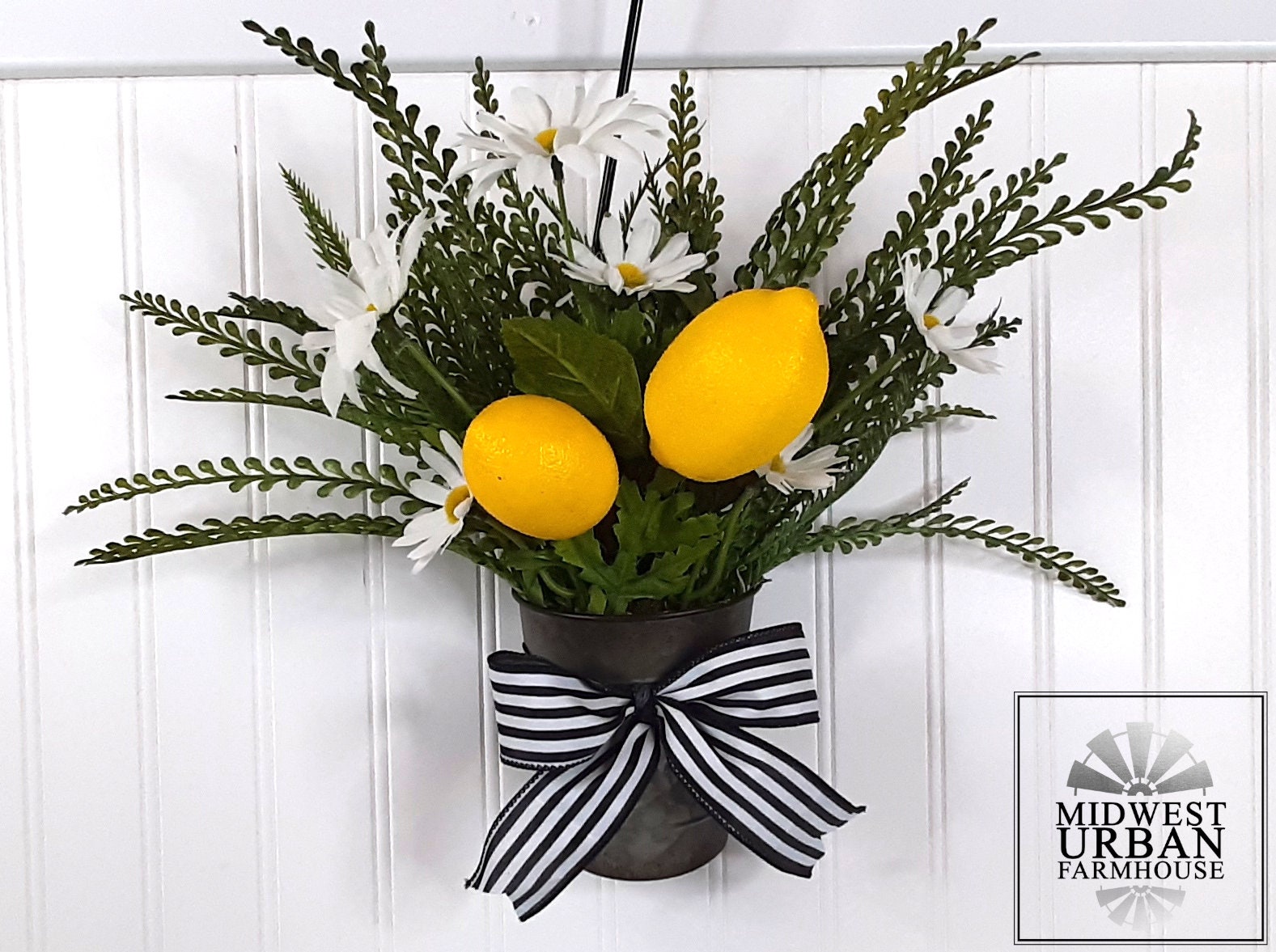 Lemon Wall Hanger/summer Lemon Decor/lemon Wall Decor/everyday Summer ...