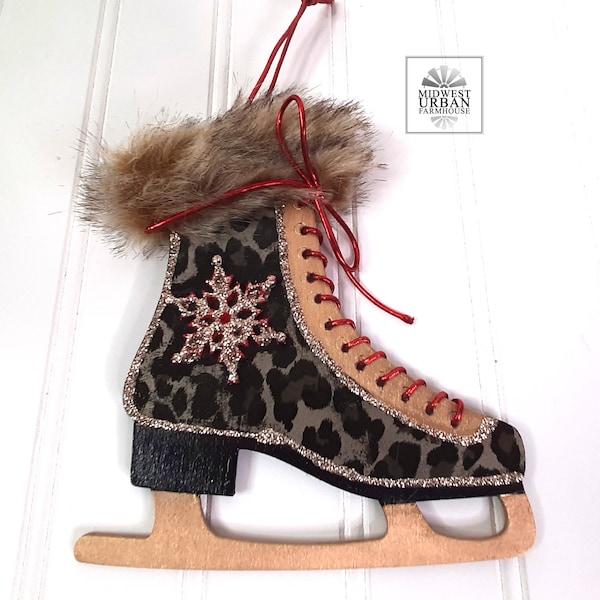 Ice Skating Ornament - Etsy