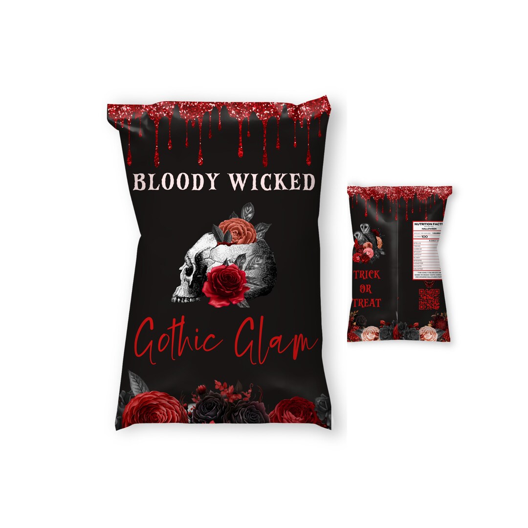 Personalized Chip Bag Labels, Custom Party Supplies for Girls, Digital ...