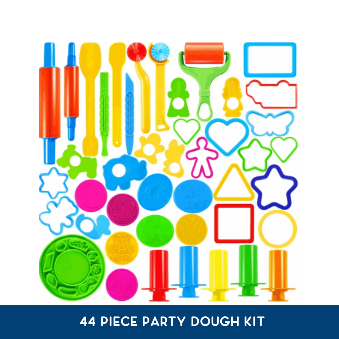 Colorful Party Dough Tools, Dough Party Favors, Dough Sensory Kit, Play ...