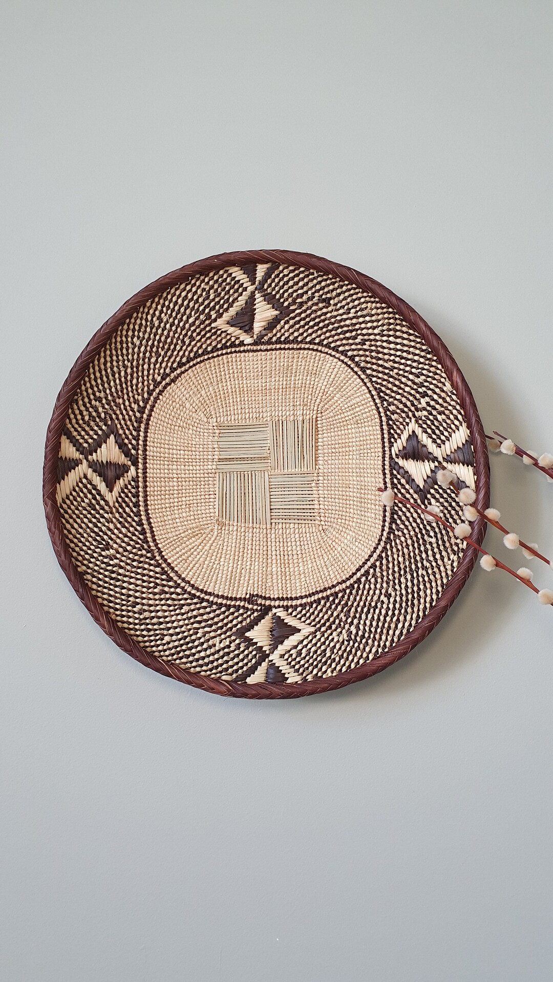 Binga African Wall Basket 36-40cm - Etsy