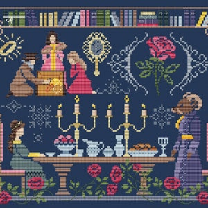 Primitive Style Fairy Tale Cross Stitch, Afternoon Tea Elegance: Cross ...