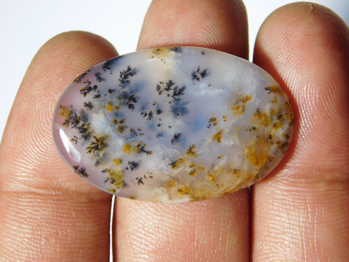 Top quality Dendritic moss agate Gemstone 100% Natural | Etsy