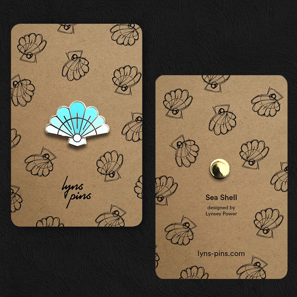 Sea Shell Pin - Etsy