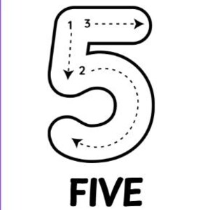 Numbers 1-20 Tracing Worksheets, Preschool and Kindergarten Number ...