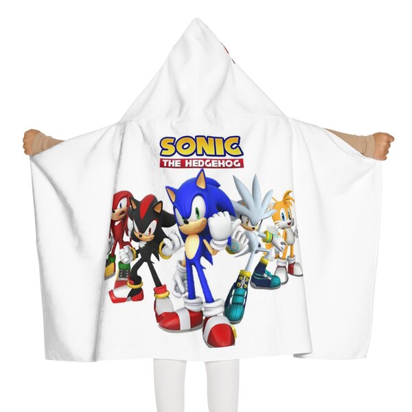 Sonic Hooded Towels - Etsy
