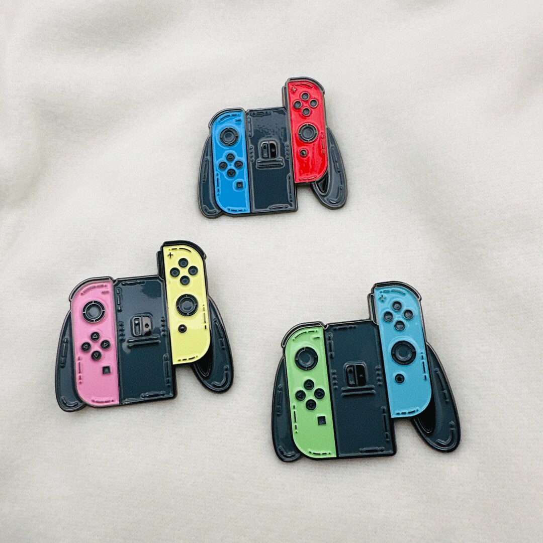 Nintendo Switch Controller Video Game Controller Themed Enamel Pin ...