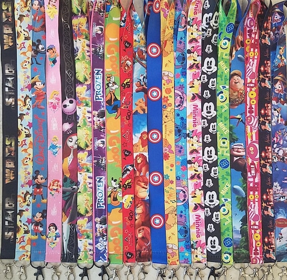 Walt Disney World Disneyland Pin Trading Lanyard Various - Etsy
