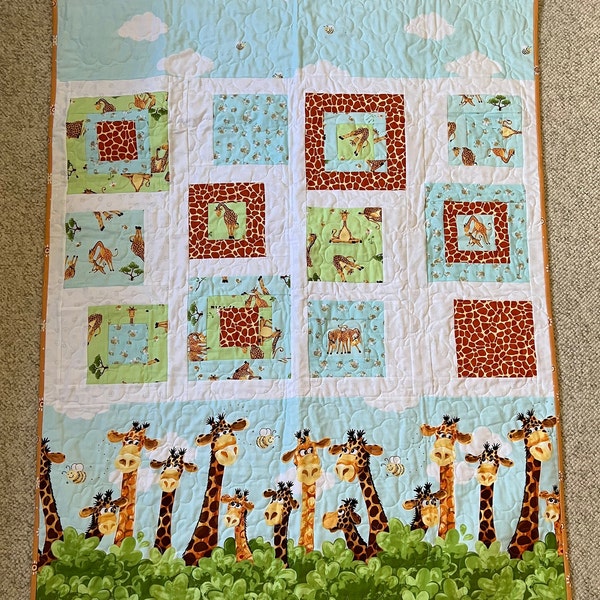 Giraffe Quilt - Etsy