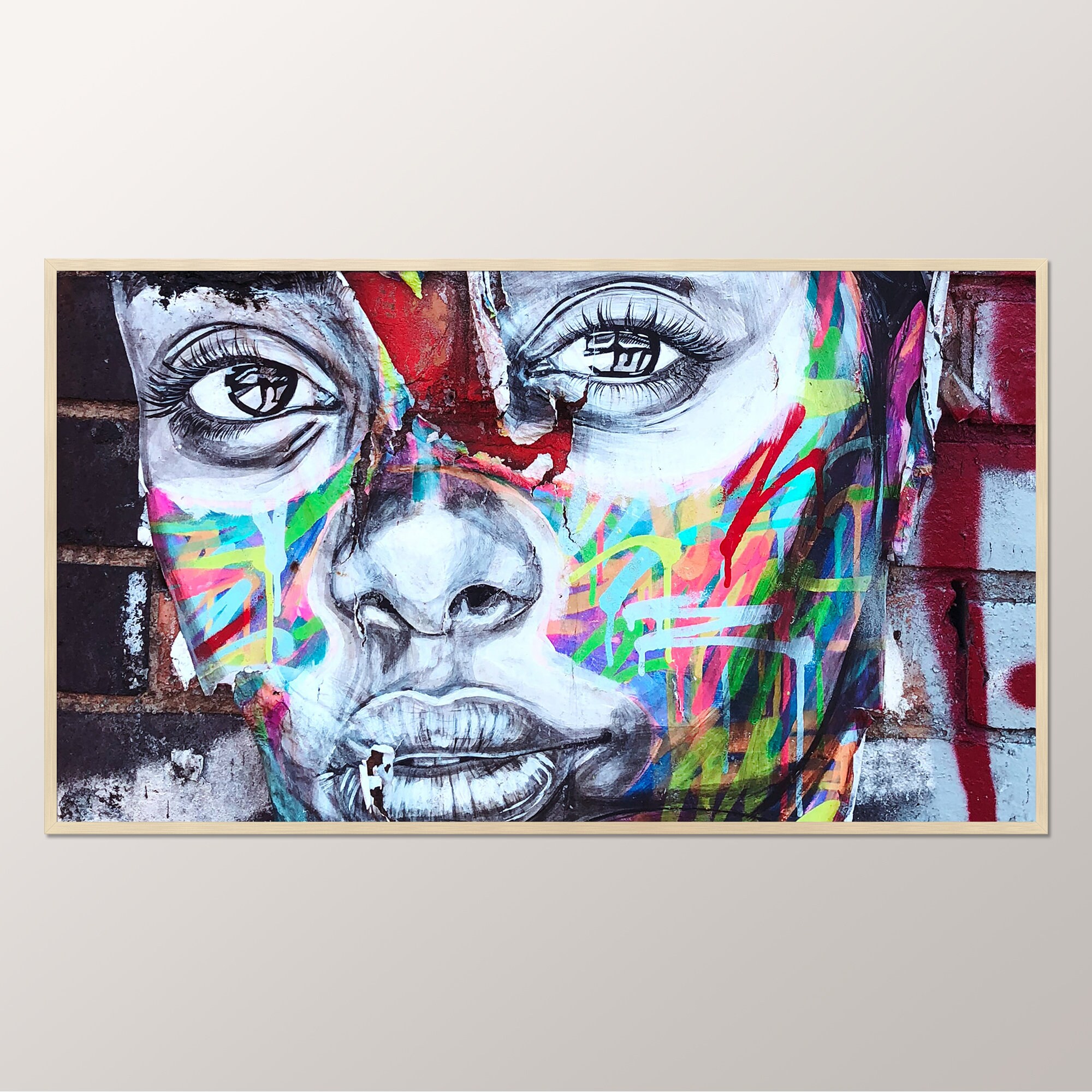 Frame TV Art Abstract, Street Art Graffiti, Black Street Art Digital ...
