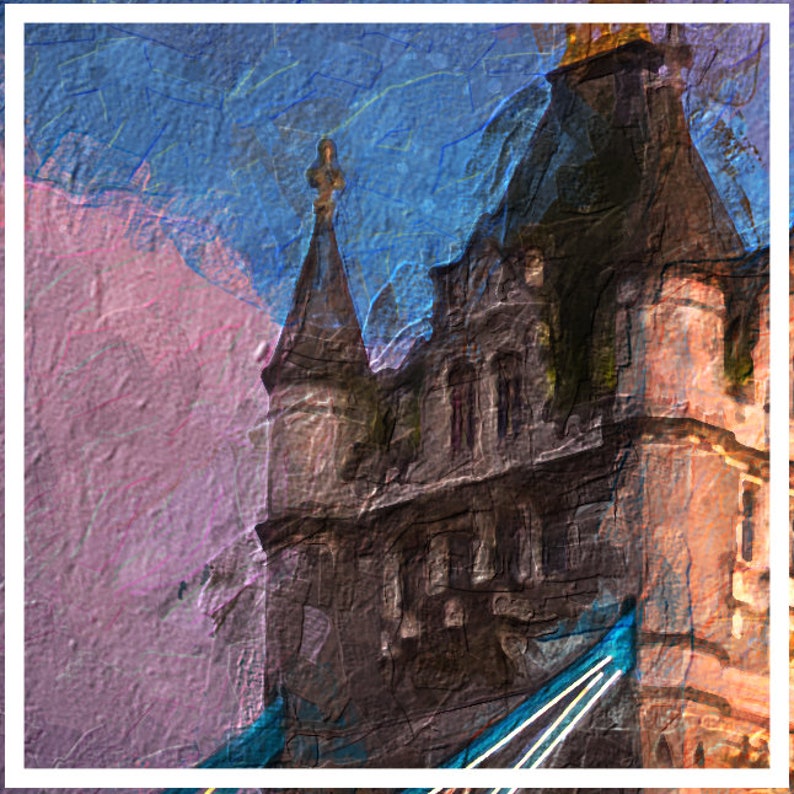 TV Frame Art, London Tower Bridge Digital Download, Samsung TV Frame ...