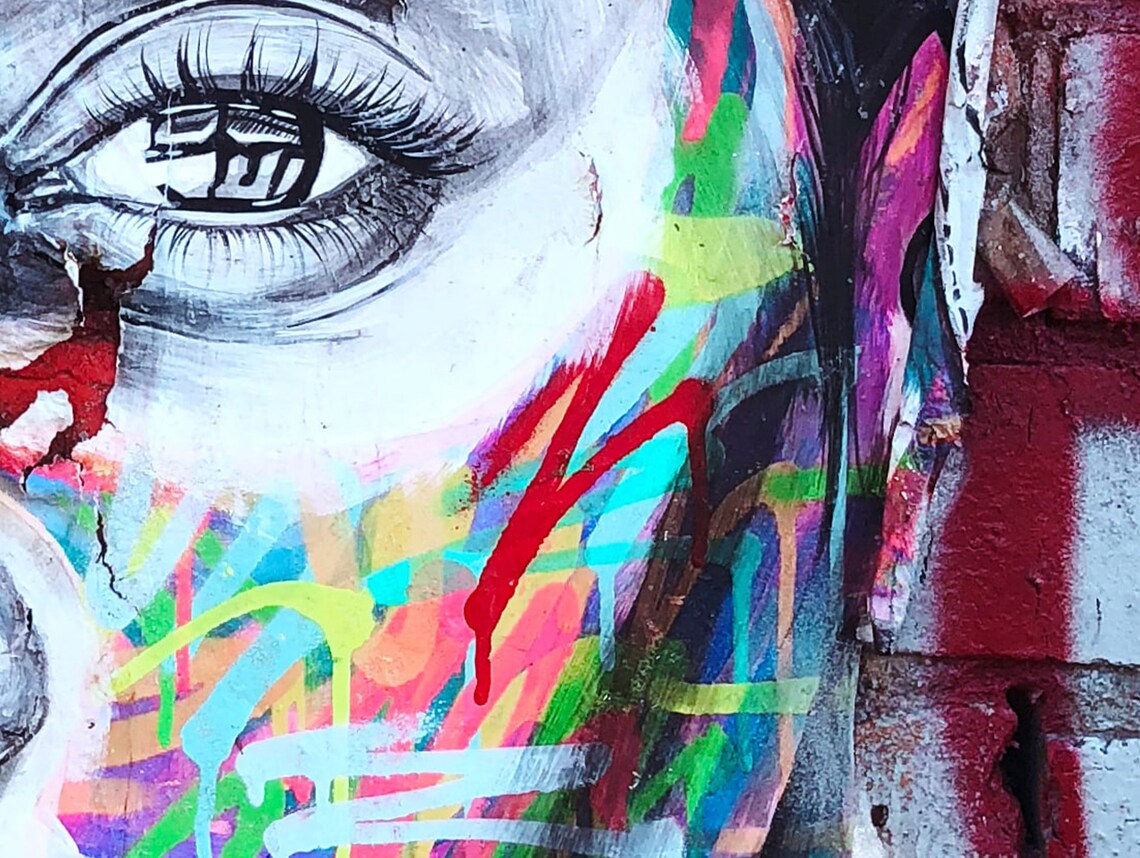 Frame TV Art Abstract, Street Art Graffiti, Black Street Art Digital ...