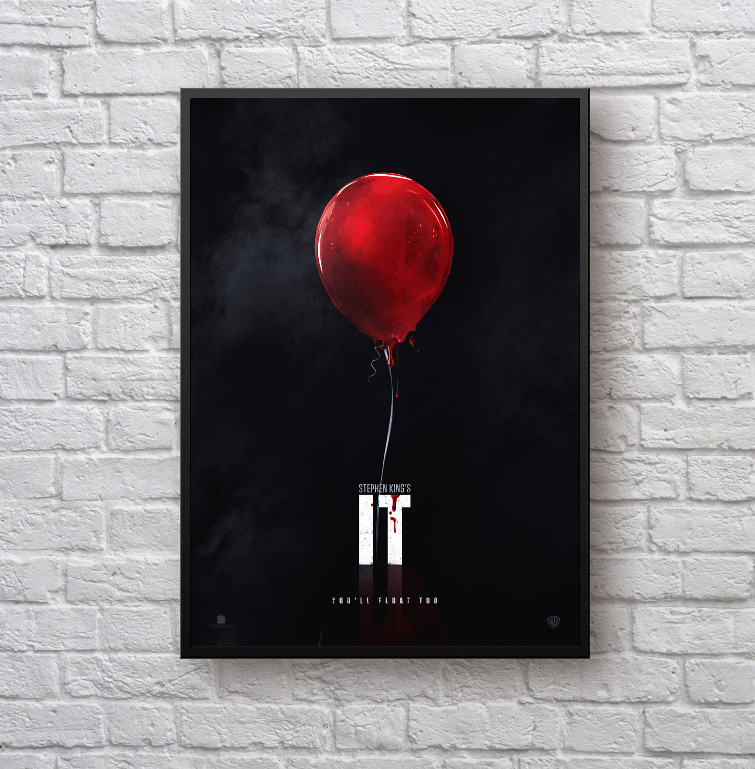 Stephen King's IT You'll float too movie cover wallpaper poster Art ...