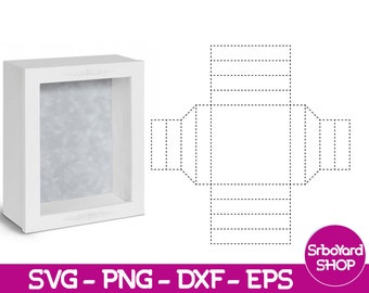 3d Shadow Box Svg | Etsy