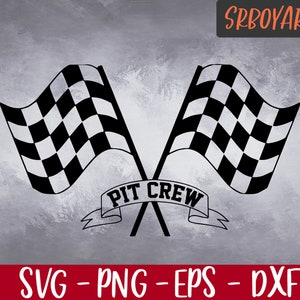 Pit Crew Svg Race Flag Svg Pit Crew Svg Pit Crew Party Shirt Svg Racing ...
