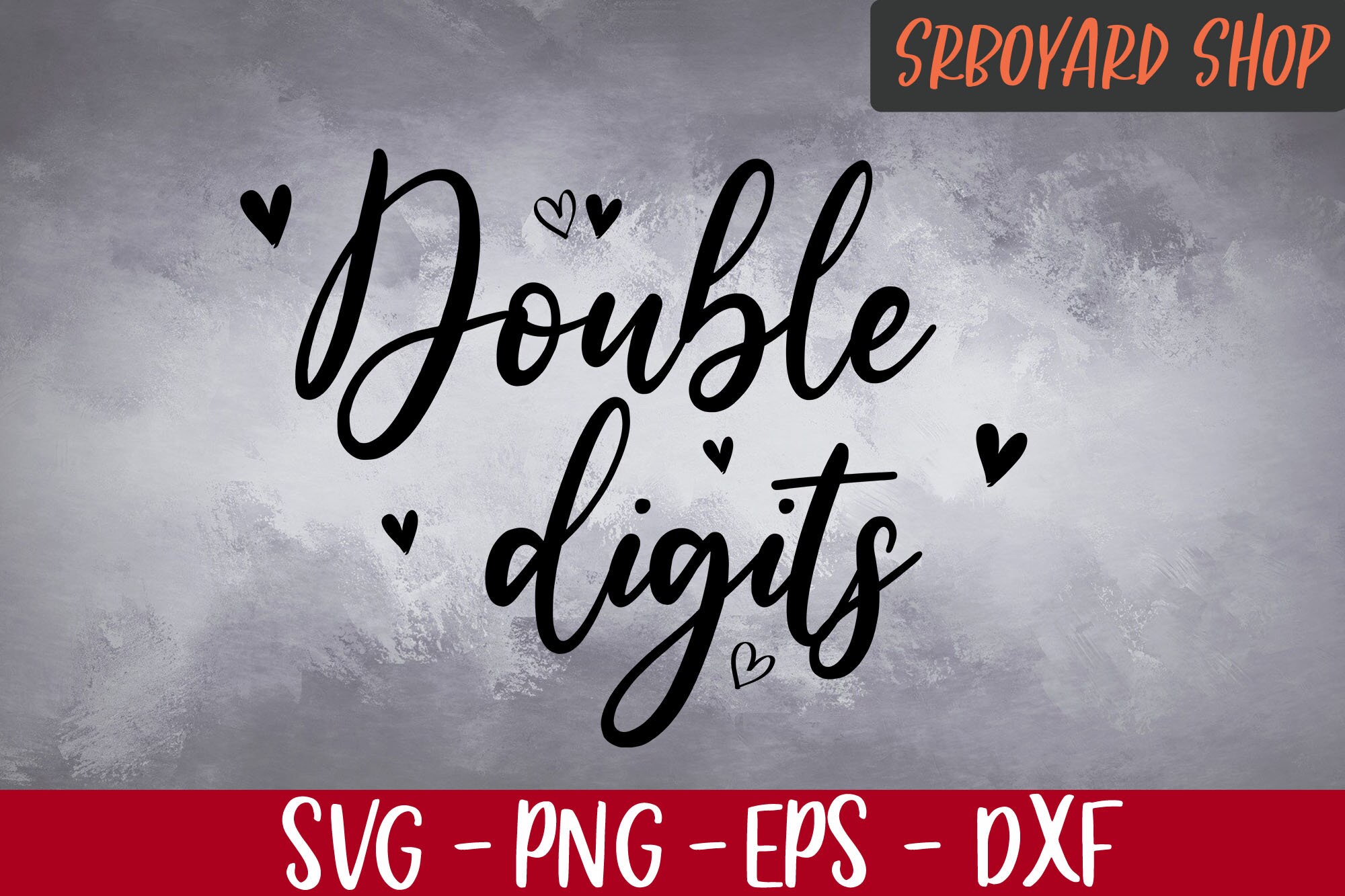 Double Digits Svg 10th Birthday Birthday Cut File 10th - Etsy UK