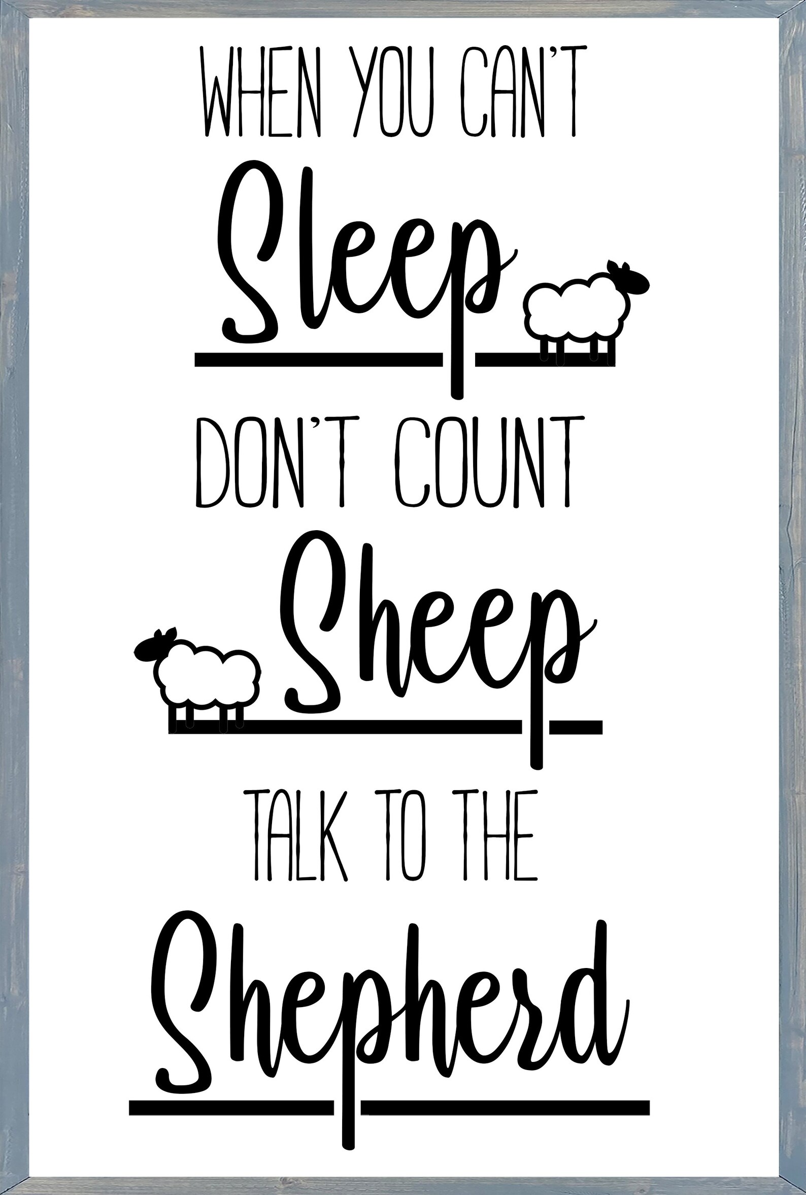 If You Can't Sleep Don't Count Sheep Ask The | Etsy