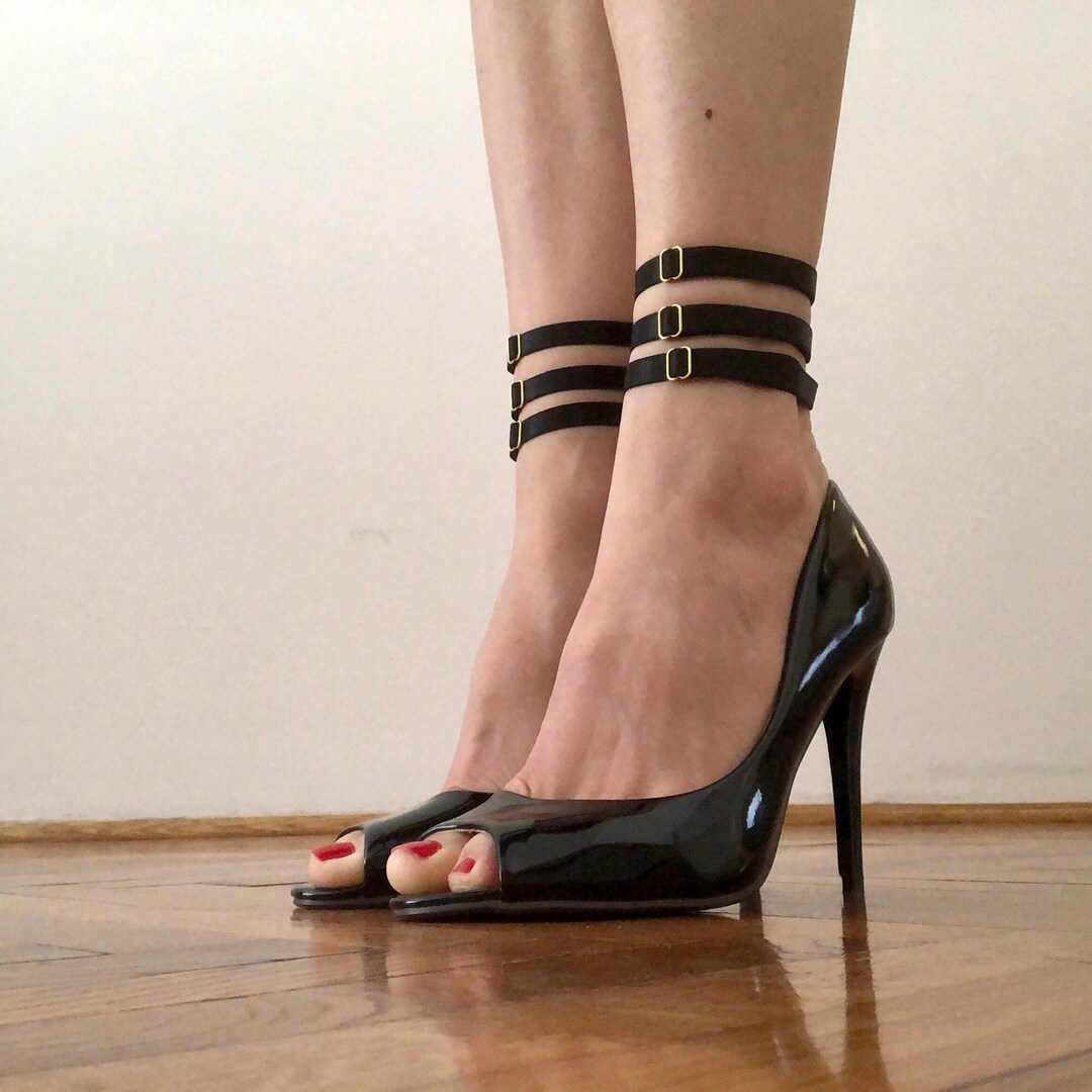 Elastic Ankle Cuff (3) | Adjustable Elastic Leg Harness - Etsy