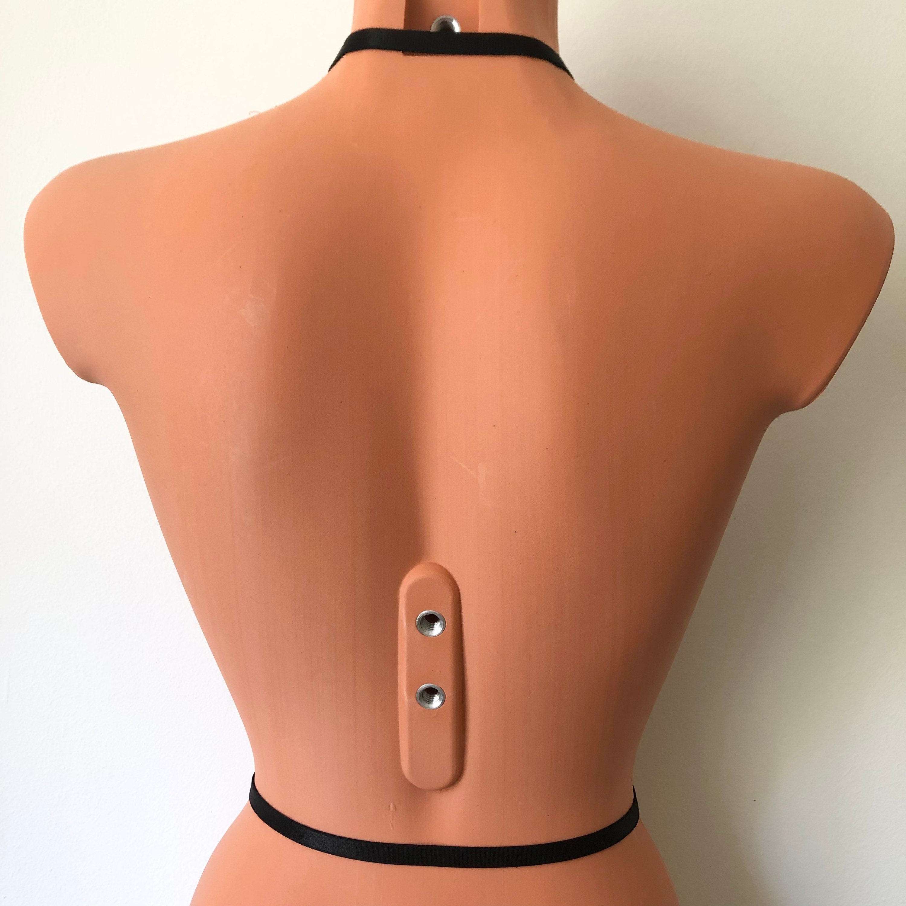 Elastic Chest Harness | Choker Style to Waistline Body Straps ...