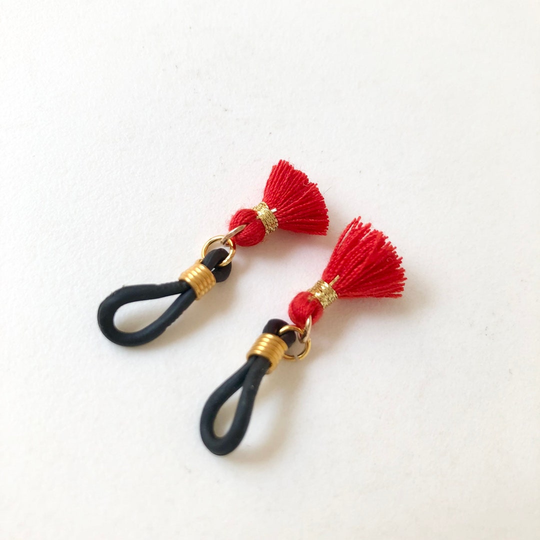 Red Micro Tassels Non-piercing Nippie Jewelry - Etsy