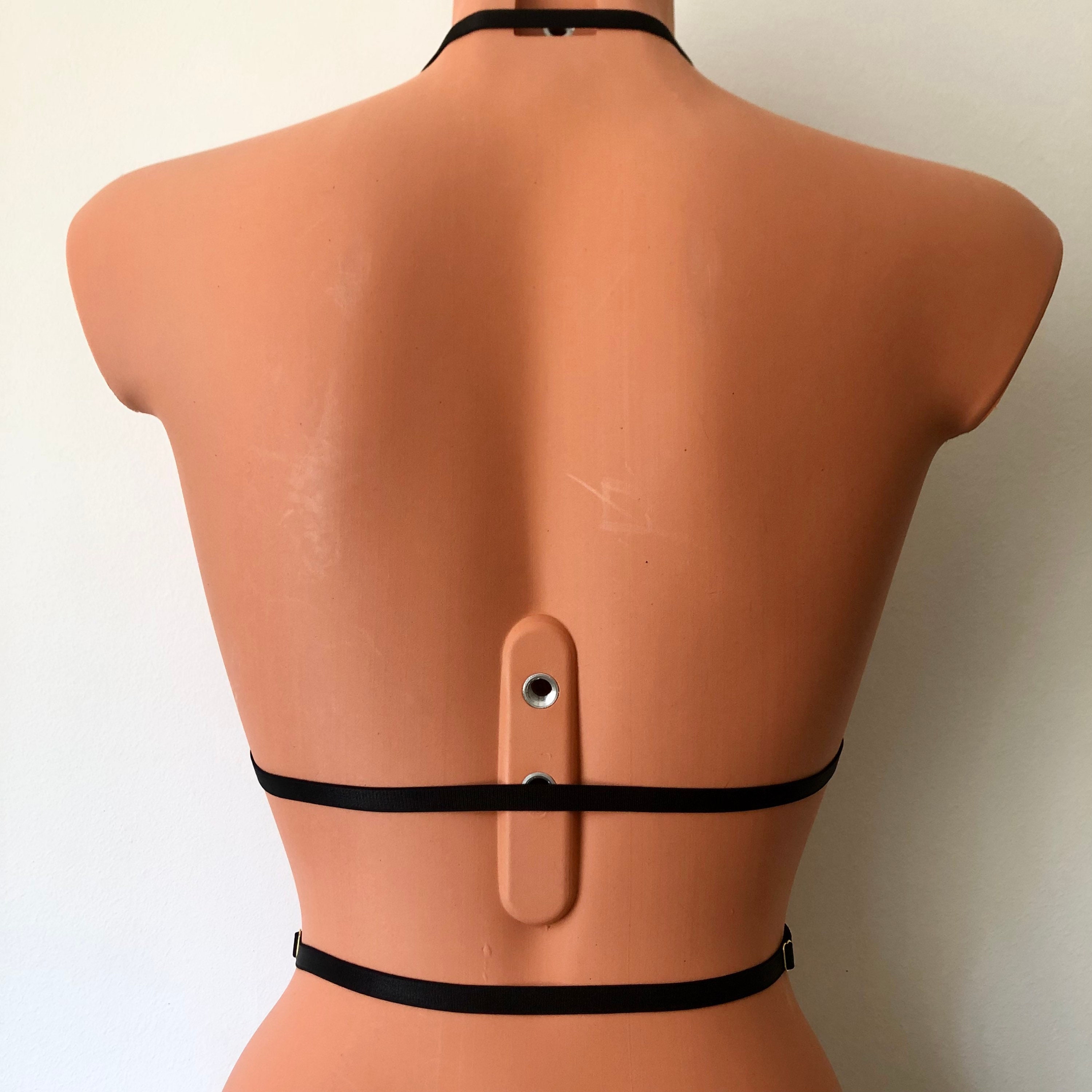 Elastic Chest Harness | Choker Style to Underbust to Waistline Body ...
