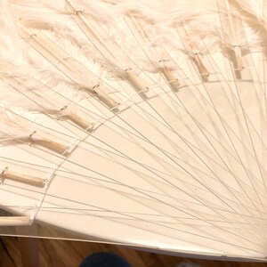 Burlesque Feather Fan Staves Plastic DIY Making Supply With Hardware ...