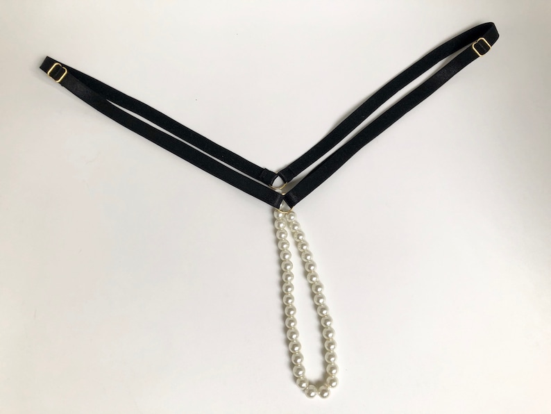 Pearl Lingerie String Thong - Etsy