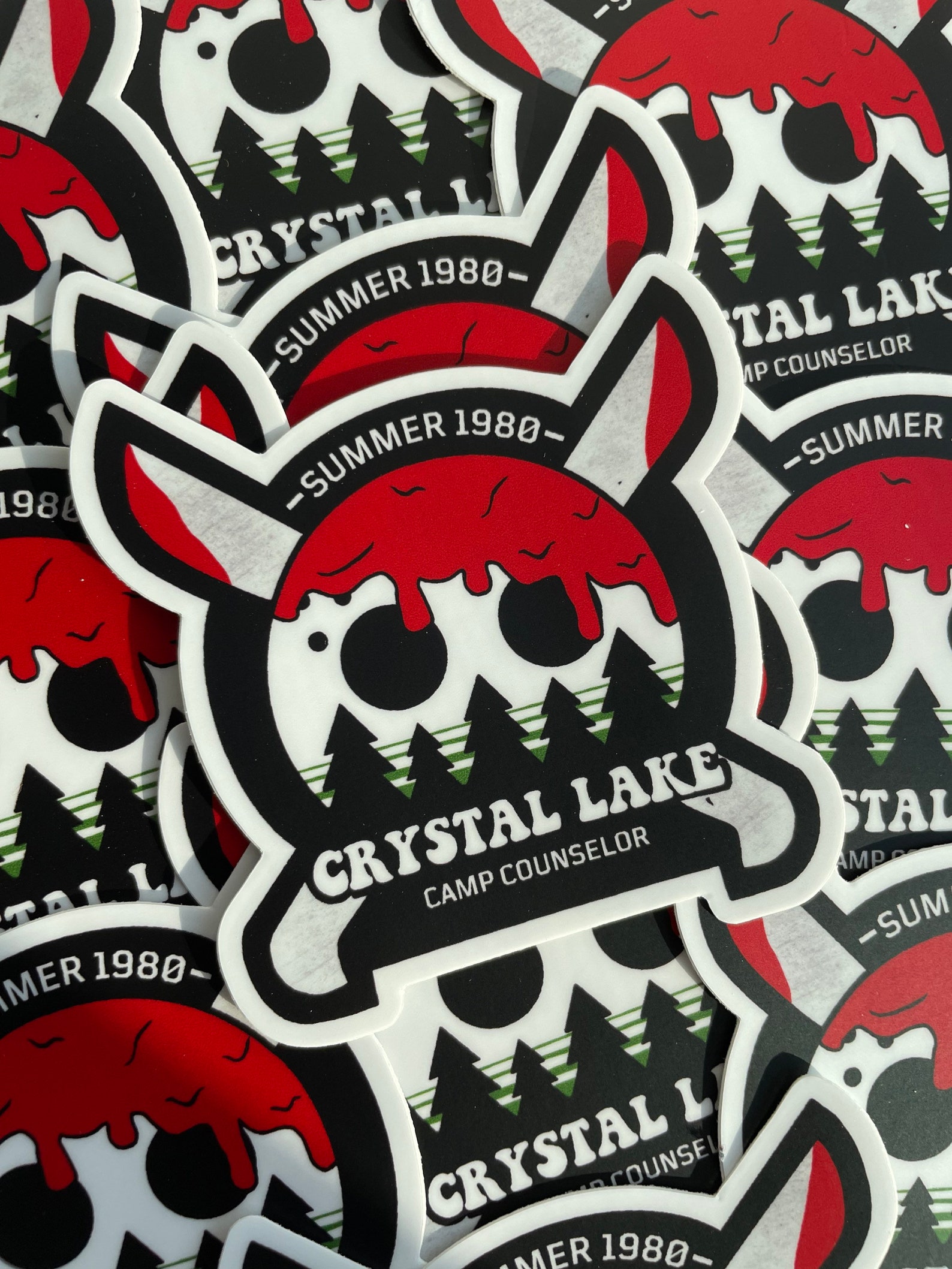 Friday the 13th Sticker Halloween Sticker Spooky Sticker - Etsy