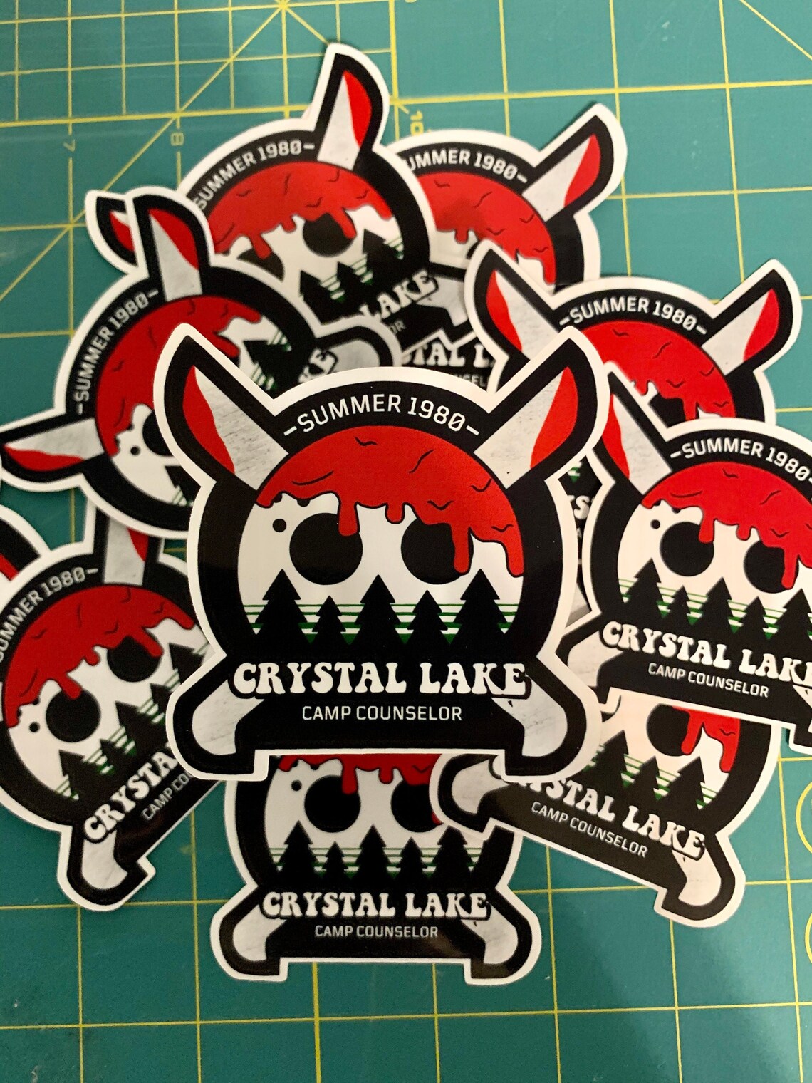 Friday the 13th Sticker Halloween Sticker Spooky Sticker - Etsy