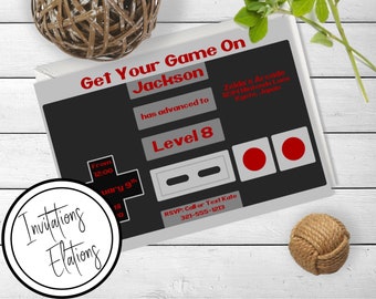 Game Controller Birthday Invitation - Etsy