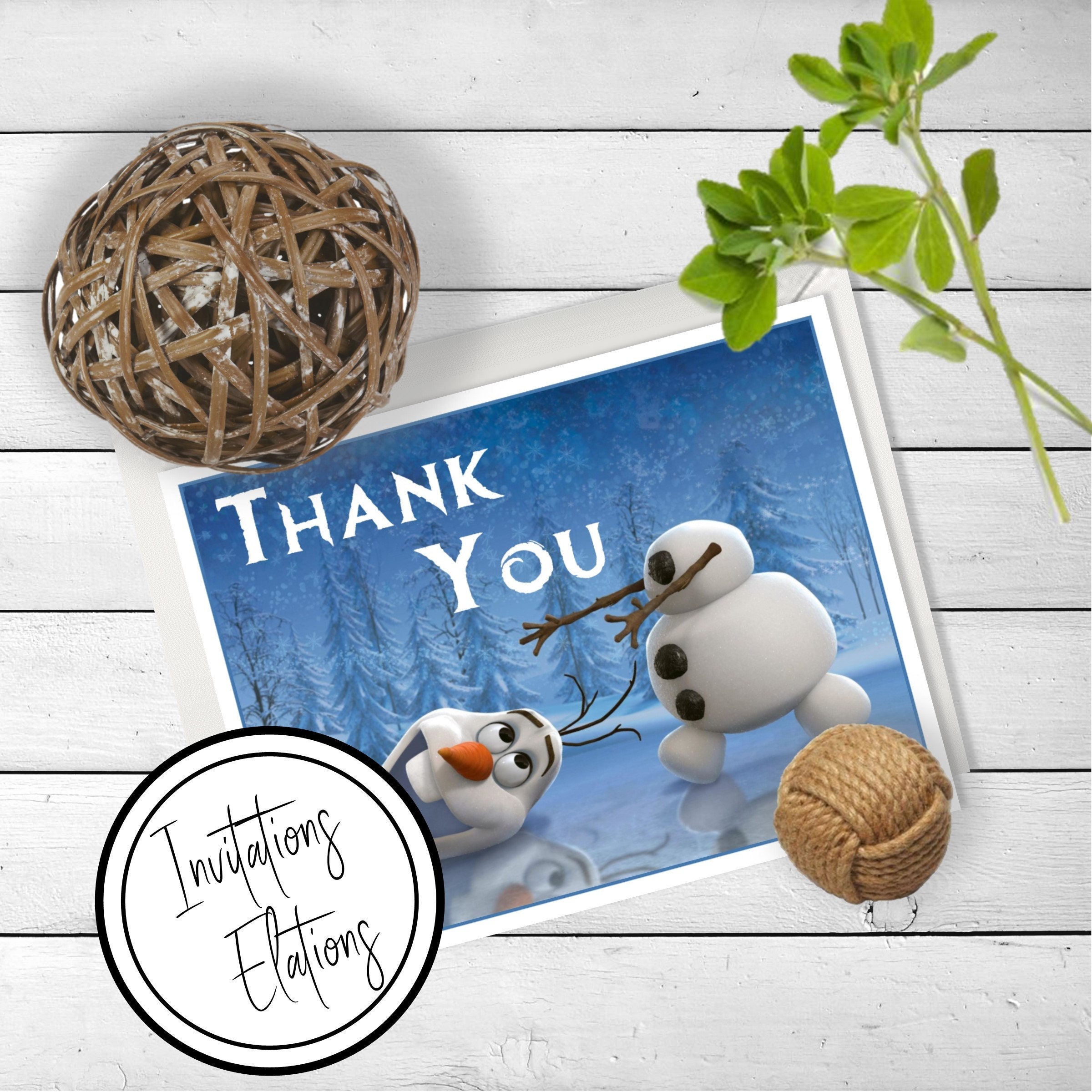 Olaf Thank You Disney