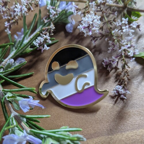Asexual Ace Pride Flag Pin Badge Pinback Button 1 Pin | Etsy