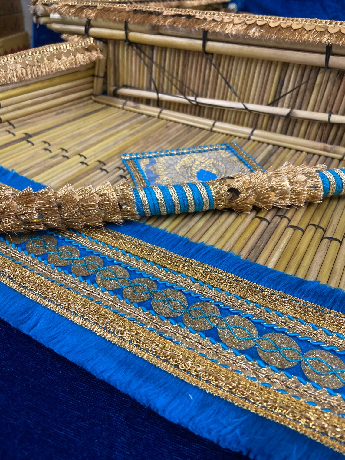 Rich Banarsi Blue Punjabi Jaggo Set Indian Wedding - Etsy