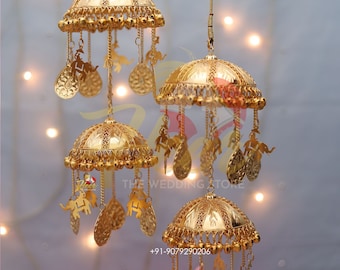 Red Golden Traditional Punjabi Kaleere Kalira Indian - Etsy