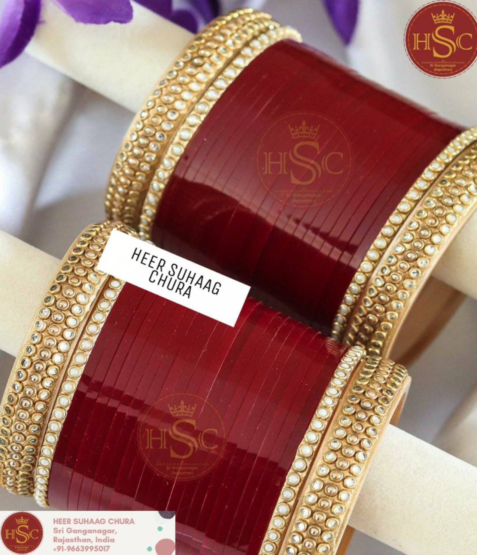 Mehroon Wedding Bangle Set Choora Punjabi Chooda Punjabi | Etsy India