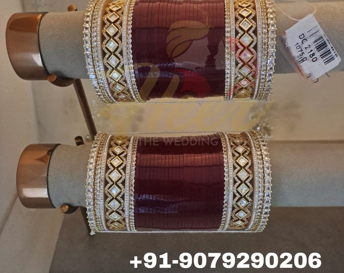 Indian Punjabi Sikh Wedding Chooda / Bridal Chooda/kundan Bangles ...