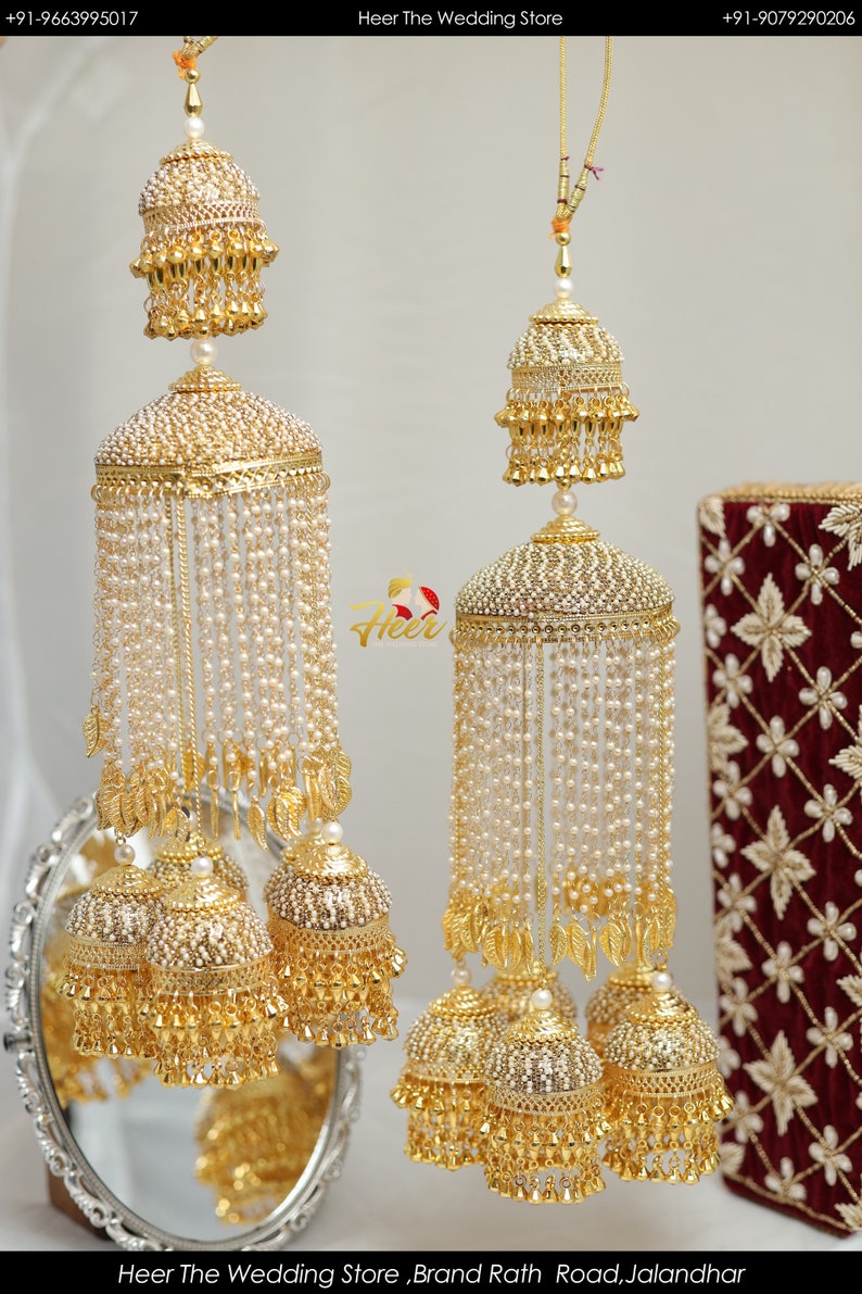 Gold Polished Punjabi Traditional Kaleera Kalira Kaleere by - Etsy