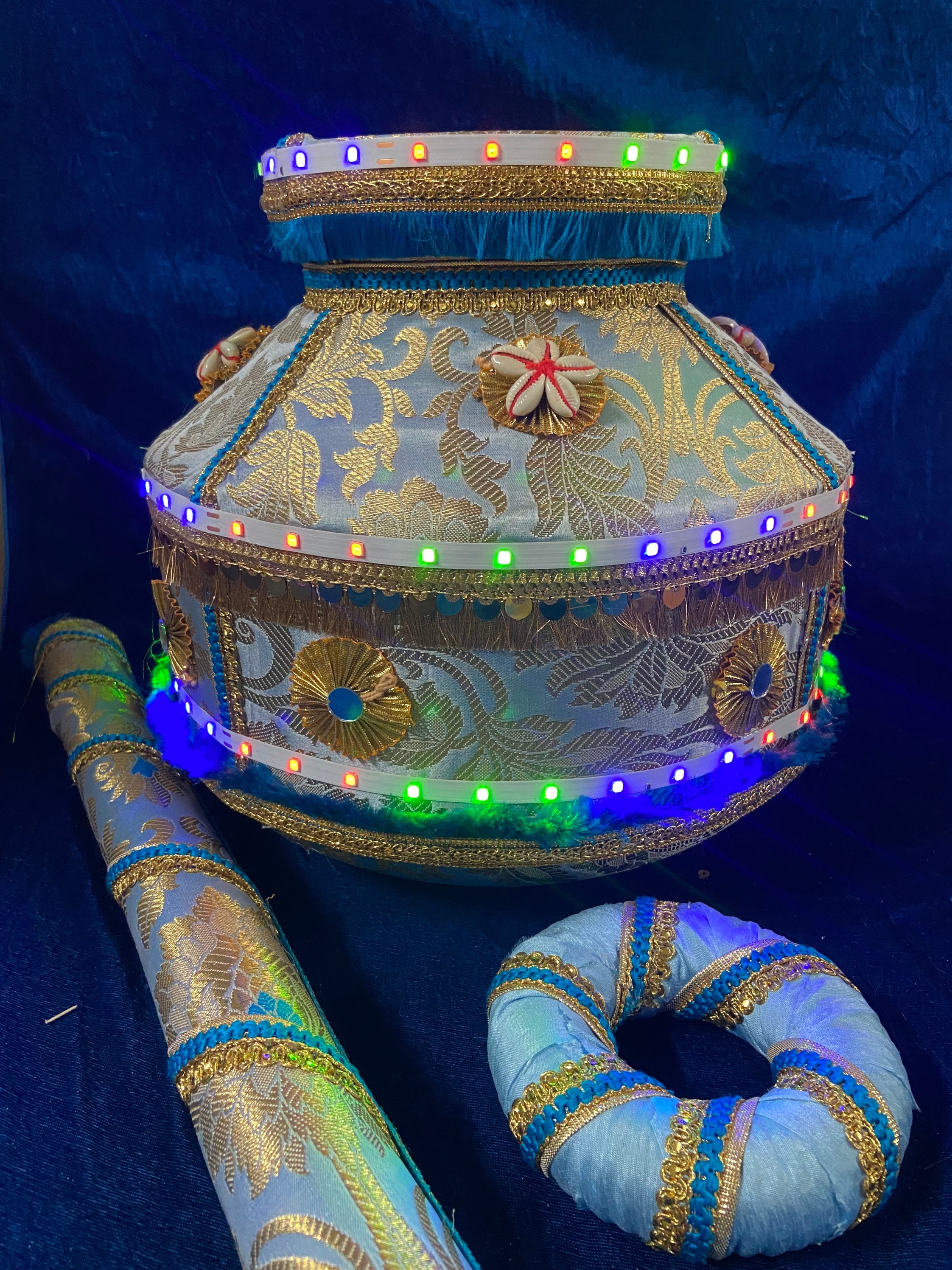 Rich Banarsi Blue Punjabi Jaggo Set Indian Wedding - Etsy