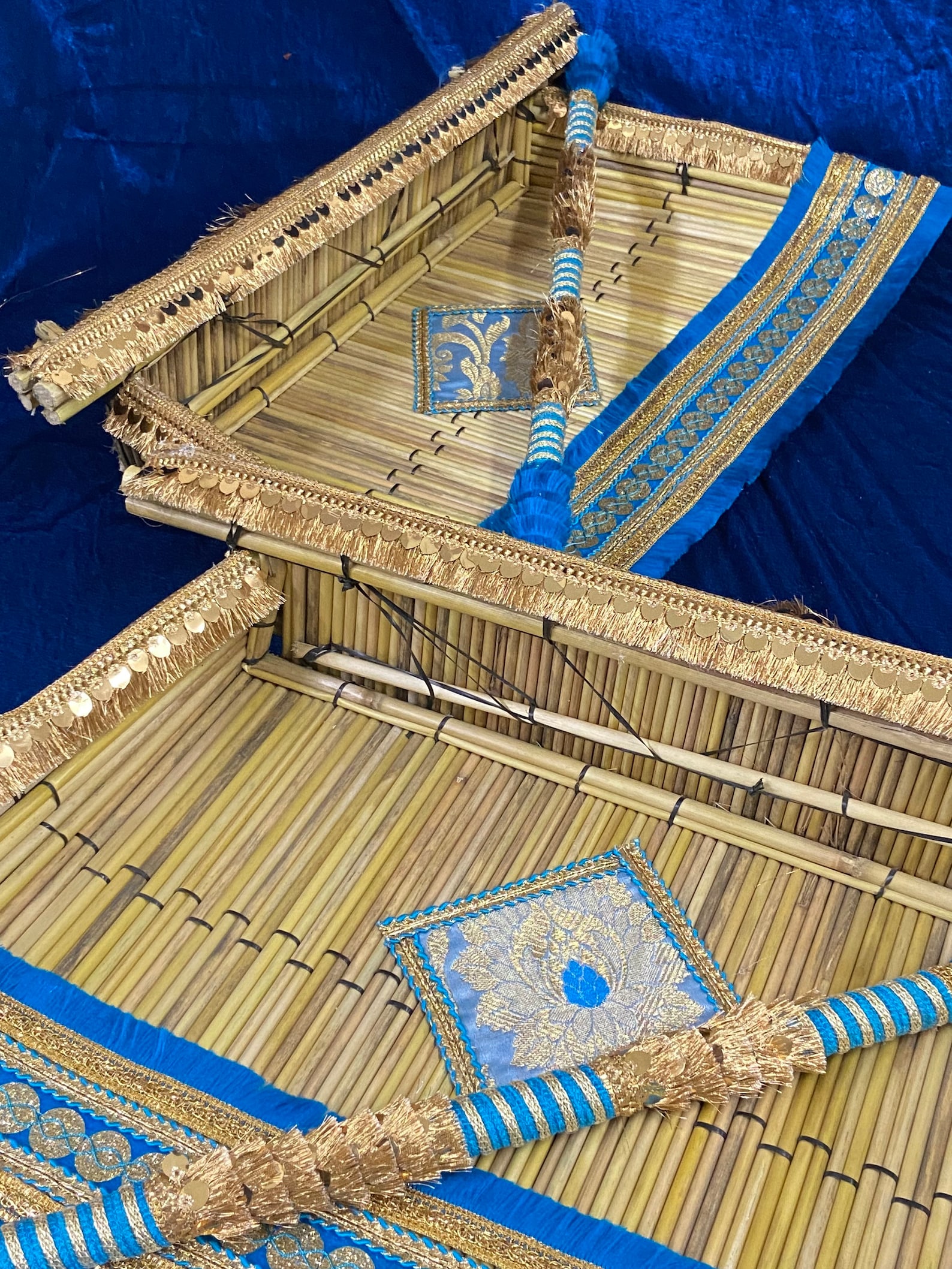 Rich Banarsi Blue Punjabi Jaggo Set Indian Wedding - Etsy